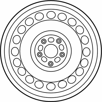 42611-42520 Genuine Toyota Wheel, Disc