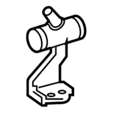 16577-37030 Genuine Toyota Pipe, Radiator