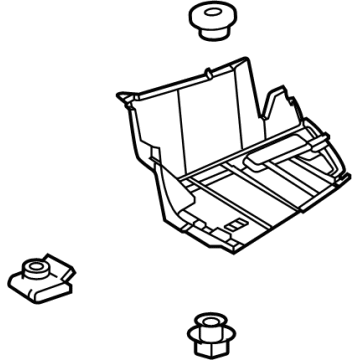 58723-0E080 Genuine Toyota Protector, Luggage C
