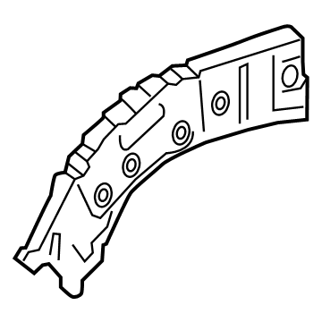 53733-0R020 Genuine Toyota Member, Fr Apron To