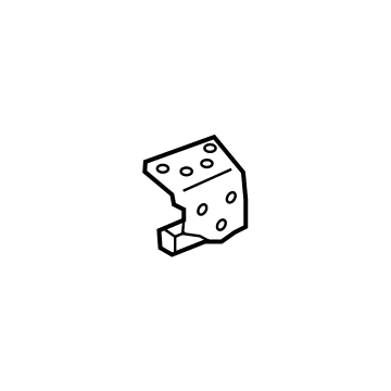 52182-02120 Genuine Toyota Arm, Rr Bumper, OUTE