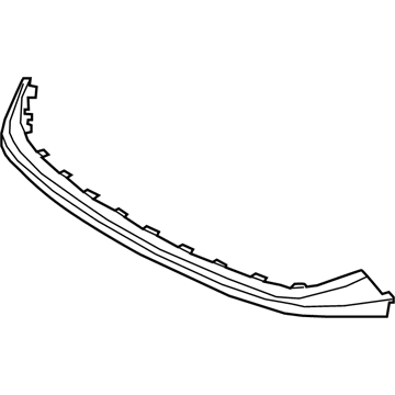 52112-F4900 Genuine Toyota Extension, Fr Bumper