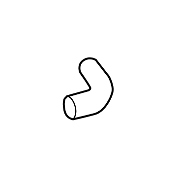 16573-F0090 Genuine Toyota Hose, Radiator, NO.3