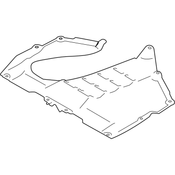 SU003-09168 Genuine Toyota UNDER COVER COM FTM