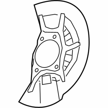 Toyota Camry Backing Plate - Guaranteed Genuine Toyota Parts