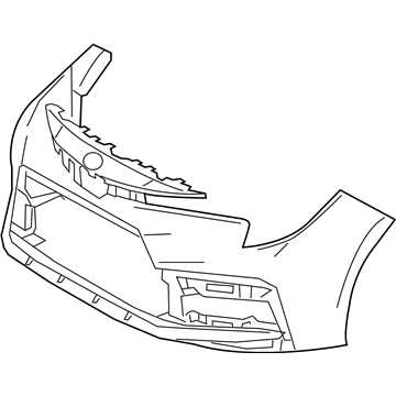 52119-F2936 Genuine Toyota Cover, Fr Bumper
