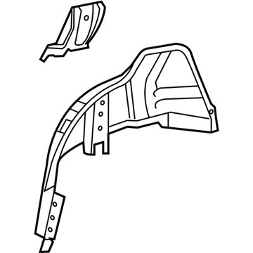 61607-21060 Genuine Toyota Panel Sub-Assembly, Quarter