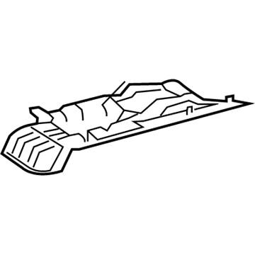 55607-06290 Genuine Toyota Cover Sub-Assembly, Inst