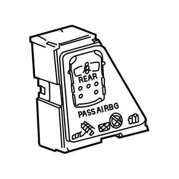 Toyota Highlander Hazard Warning Switch