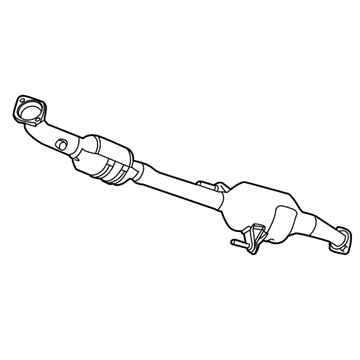 17410-37B11 Genuine Toyota Pipe Assembly, Exhaust