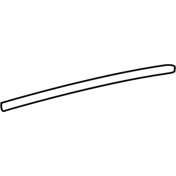 75764-0T010 Genuine Toyota MOULDING, Rear Door Window Frame