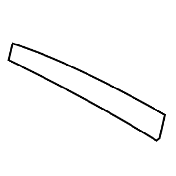 75755-0R030 Genuine Toyota MOULDING, Fr Door Wi