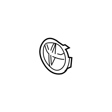 90975-A2009 Genuine Toyota EMBLEM, SYMBOL