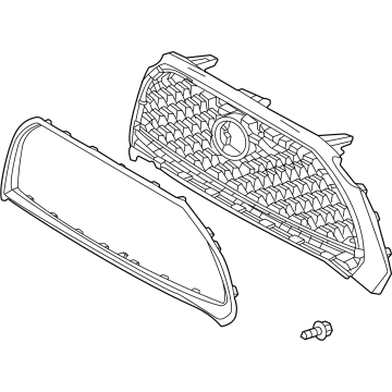 53100-0A140 Genuine Toyota GRILLE ASSY, RADIATO