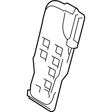 71881-08010 Genuine Toyota Board, Rear Seat Back