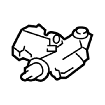 77030-0E030 Genuine Toyota Lock Assembly, Fuel Lid