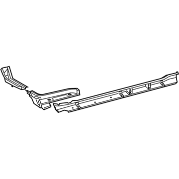 57402-60903 Genuine Toyota Member Sub-Assembly, FLO