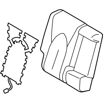 71077-0E500-B5 Genuine Toyota Cover Sub-Assembly, Rr S