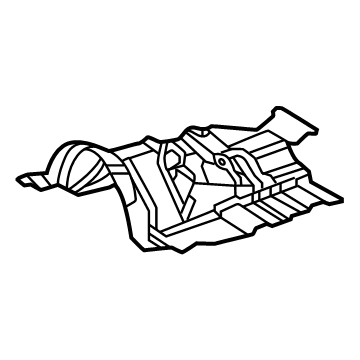 58153-0A030 Genuine Toyota INSULATOR, FR FLOOR