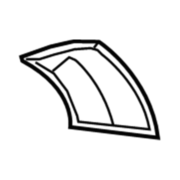 53885-06120 Genuine Toyota Shield, Front Fender Sp