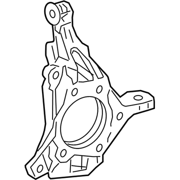43212-06260 Genuine Toyota KNUCKLE, Steering, L