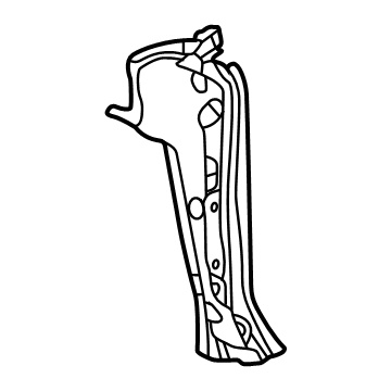 61621-0E080 Genuine Toyota TROUGH, Back Door Op