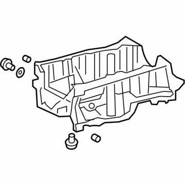 11420-F2010 Genuine Toyota CRANKCASE Assembly, STIF