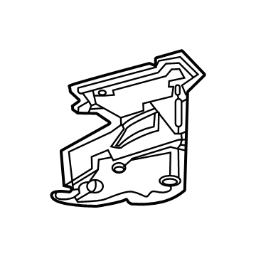 58165-08040 Genuine Toyota Cover, Fr Floor, RH