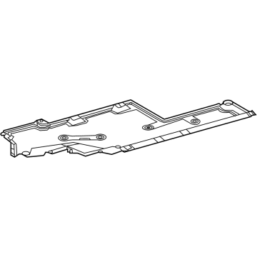 58166-08030 Genuine Toyota Cover, Fr Floor, LH