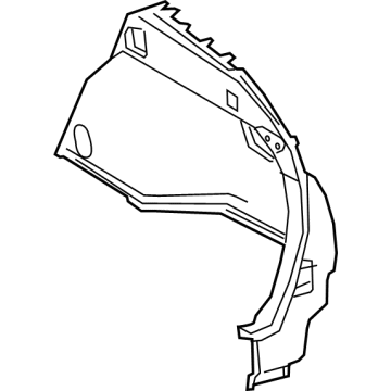 64730-47130-C1 Genuine Toyota Panel Assembly, Deck Tri