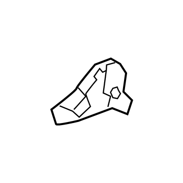 71862-WAA01 Genuine Toyota Shield, Fr Seat CUSH