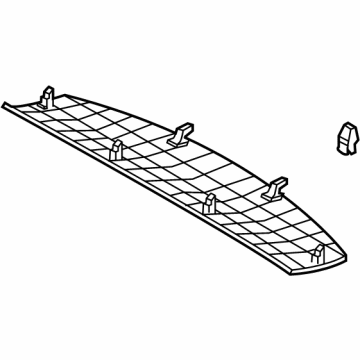 64783-0E070-C0 Genuine Toyota Plate, Deck Trim POC