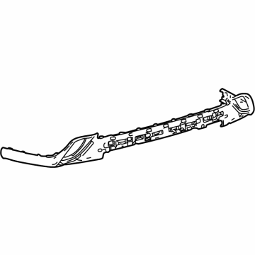 52151-0E130 Genuine Toyota Extension, Rr Bumper