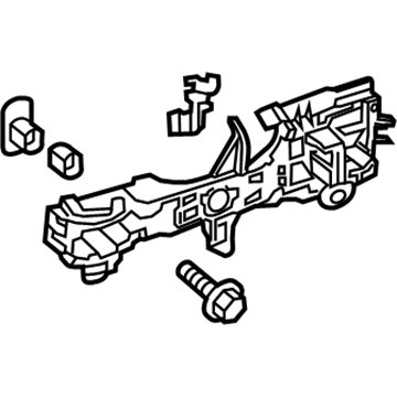 69202-06160 Genuine Toyota Frame Sub-Assembly, Front D