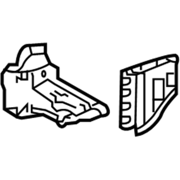 Front Fender Apron & Dash Panel - 2018 Toyota Sequoia