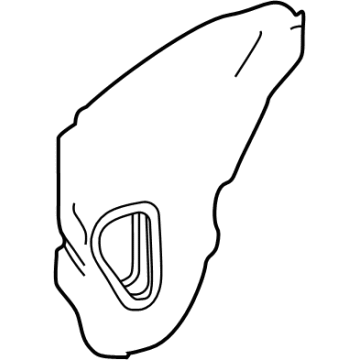 67841-48080 Genuine Toyota Cover, Rr Door SERVI