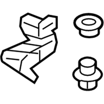 58168-72010 Genuine Toyota Cover, Front Floor, Center