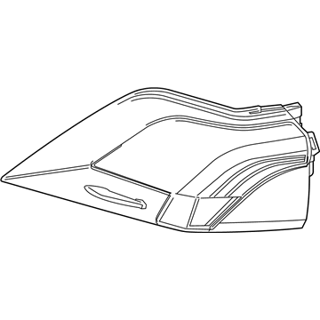 81561-42221 Genuine Toyota Lens & Body, Rr Comb