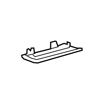 64718-WAA01 Genuine Toyota Cover, Deck Trim Ser