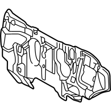 55223-75021 Genuine Toyota INSULATOR Dash Pane