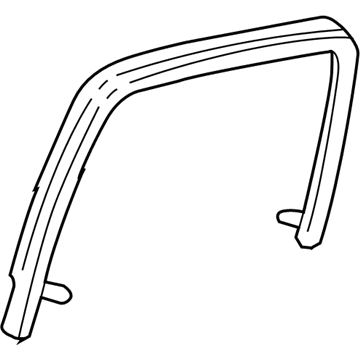 68142-04020 Genuine Toyota Run, Rear Door Glass