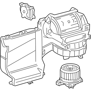 87130-0C062 Genuine Toyota Blower Assembly