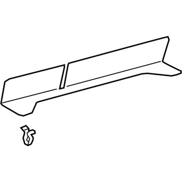 58415-12040-C0 Genuine Toyota Board, Rr Floor, NO.