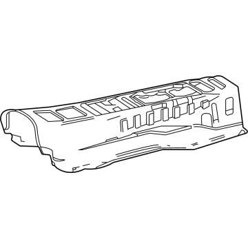 58113-62904 Genuine Toyota Panel, Fr Floor, Ctr