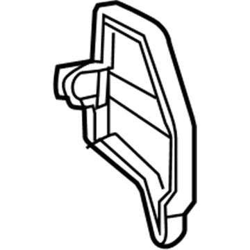 53154-0R010 Genuine Toyota Guide, Radiator Grille