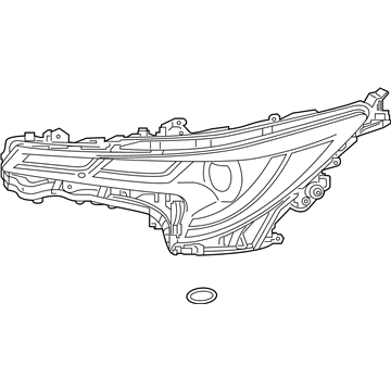 Toyota Corolla Headlight - Guaranteed Genuine Toyota Parts