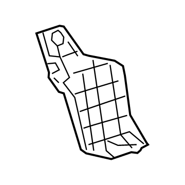 52591-0A070 Genuine Toyota SEAL, RR BUMPER SIDE