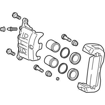47730-0E070 Genuine Toyota Cylinder Assembly, Disc