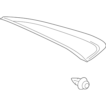 75056-06010 Genuine Toyota GARNISH Sub-Assembly, Rear