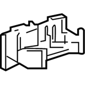 28859-37040 Genuine Toyota Holder, Battery CURR